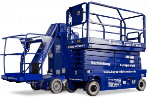 Scheren-Bühne SB 120 ELDI - 12 m Arbeitshöhe, elektr. Direktantrieb ...