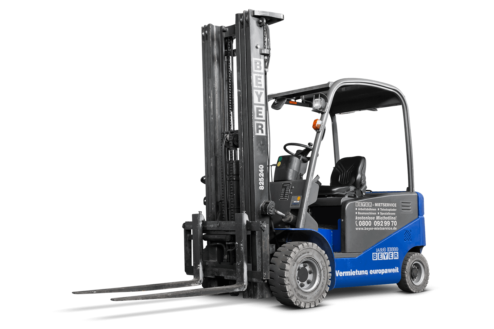 Elektro-Frontstapler FS 30 IE-600 - 3 t Tragkraft, großer Freihub ...